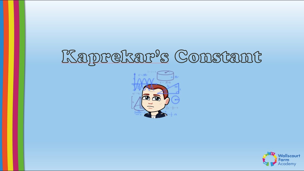 Kaprekar's constant......interesting - YouTube