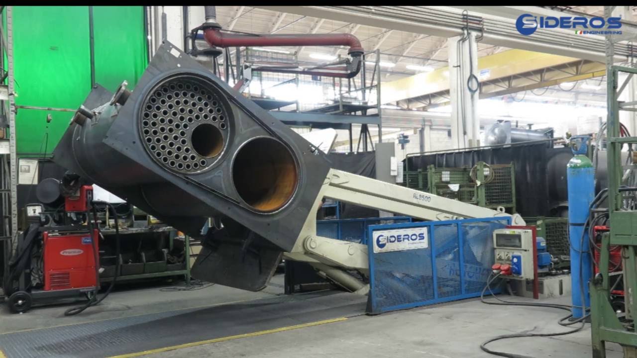 3 Axis Welding Positioner - ROTOLIFT RL8500 - Sideros Engineering - YouTube