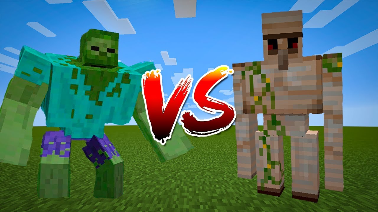 10 MUTANT ZOMBIES vs 50 IRON GOLEM | Minecraft Mob Battle - YouTube