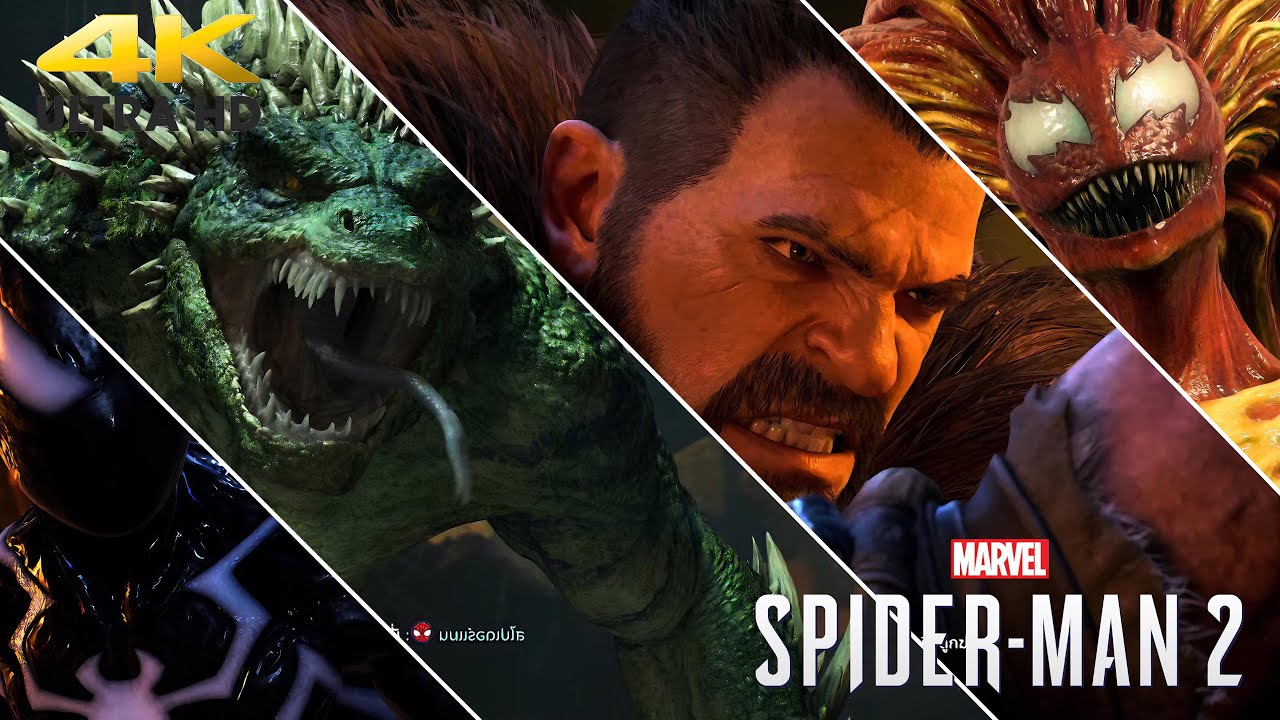 Marvel's Spider-Man 2 All Bosses / Boss Fights [ PS5 4K 60 FPS ] - YouTube
