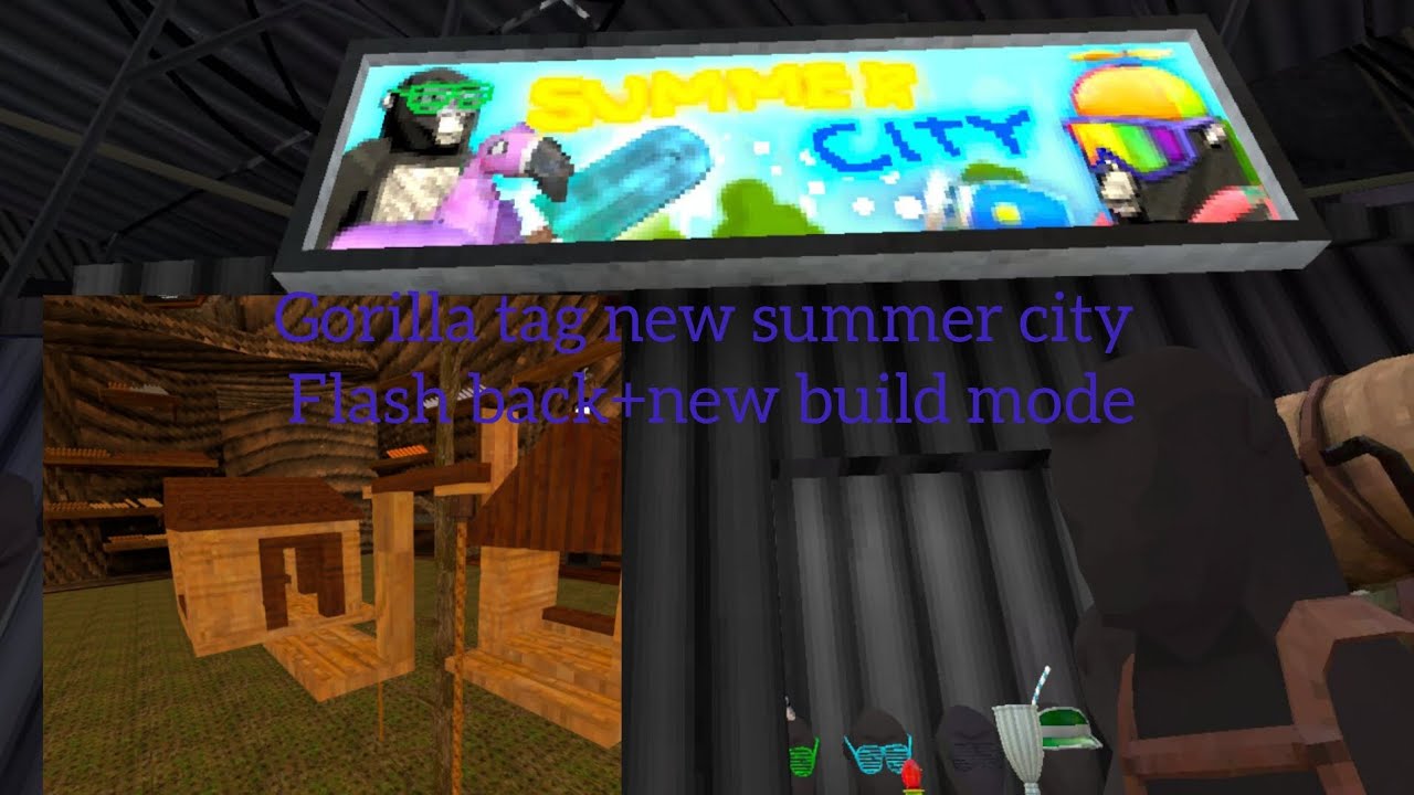 gorilla tag new summer flashback (build mode) - YouTube