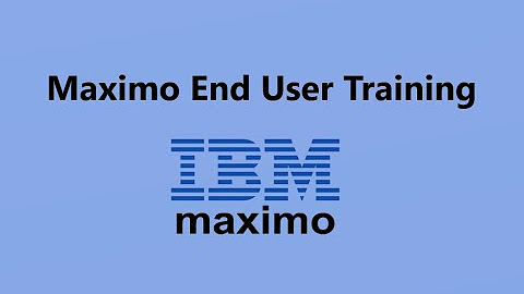 MAXIMO User Guide - YouTube