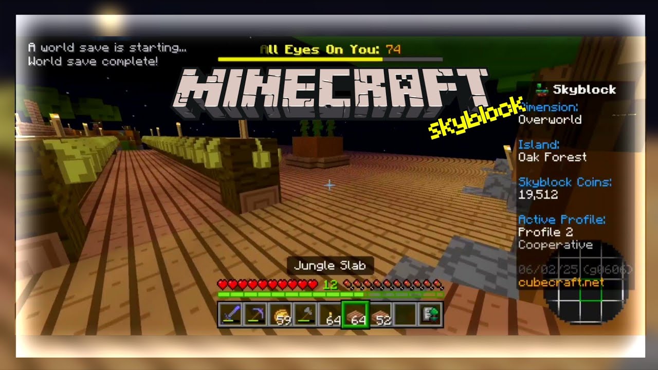 minecraft :: cubecraft skyblock :: 14 - YouTube