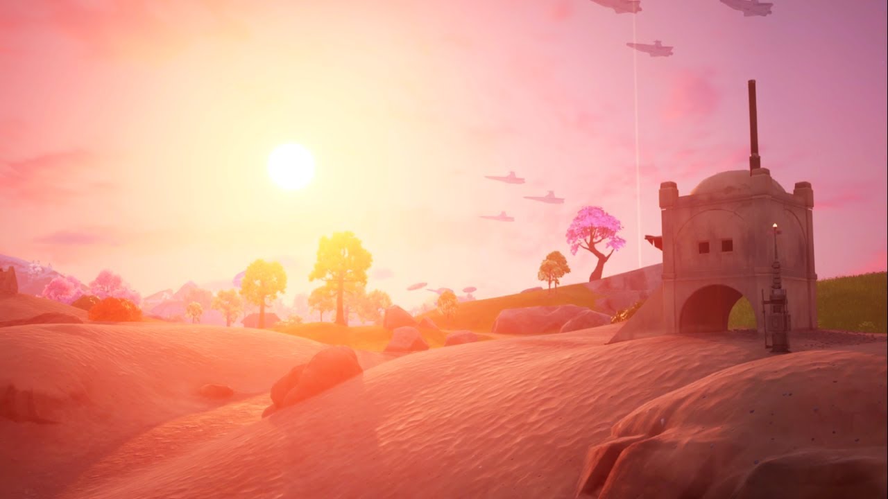 Outpost Enclave [Evening] | Fortnite Ambience - YouTube