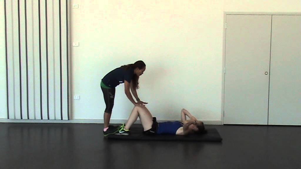 Muscular endurance test - Sit up - YouTube