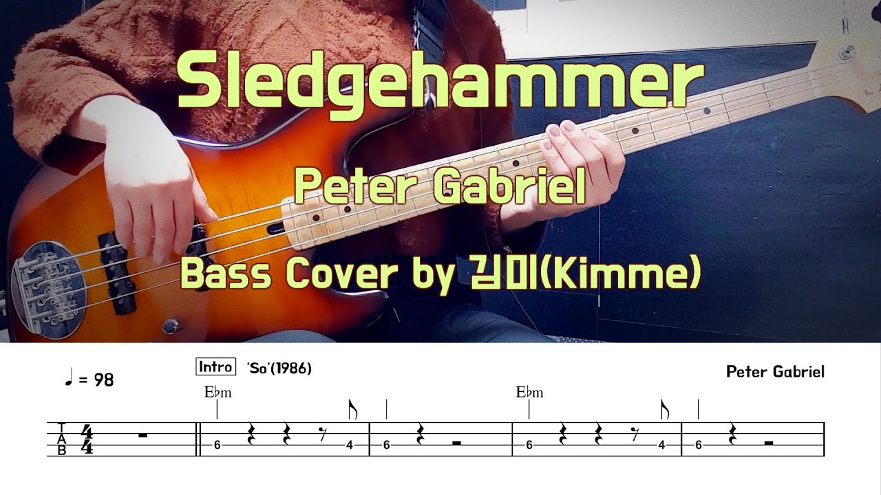 Sledgehammer_Peter Gabriel Bass Cover - YouTube