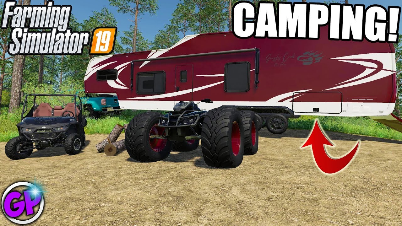 CAMPING FS19 TENT MOD FARMING SIMULATOR 19 CAMPING BUILDING FIRE ...