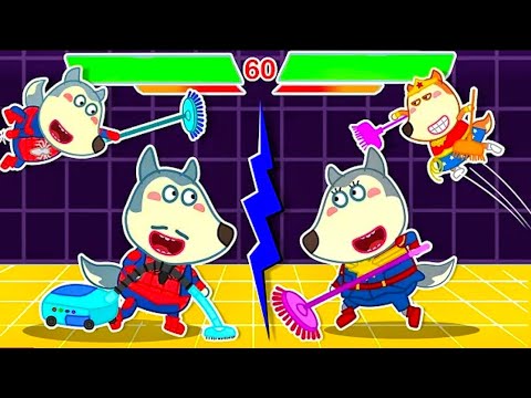 Wolf Family⭐️Time To Clean Up! Wolfoo Learn Tidy Up - Good Habits for ...