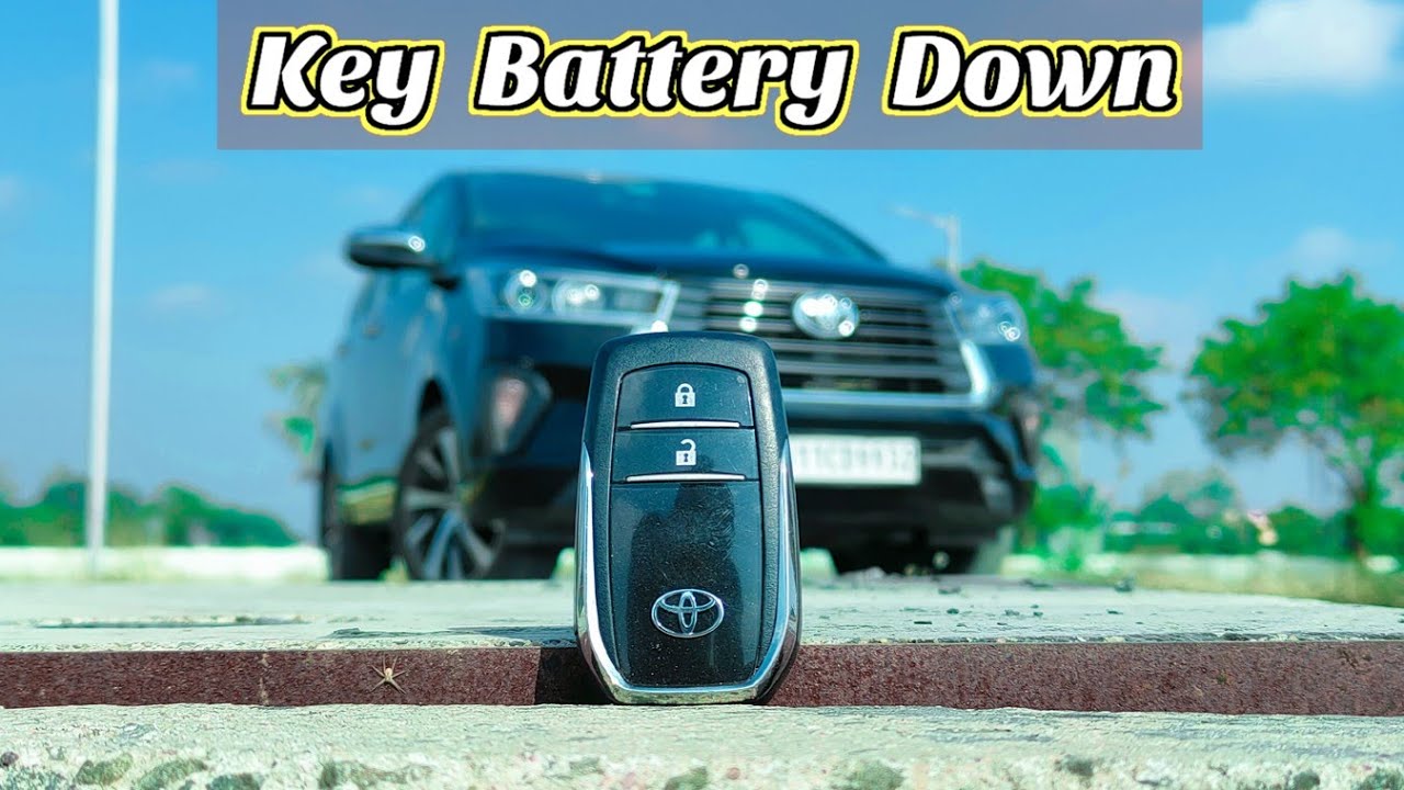 Key Battery Down 😱 Toyota Innova Crysta - How to Start Engine - YouTube