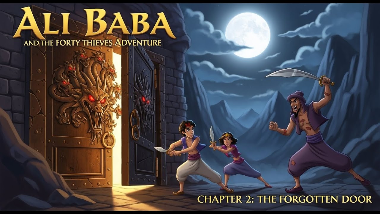 The Adventure of Ali Baba and the Forty Thieves Part 2| story time for ...