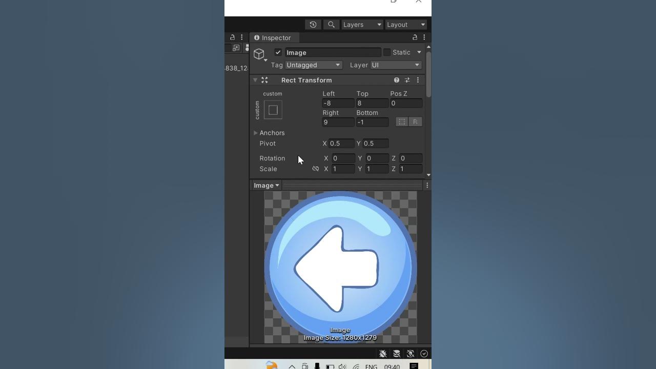 Unity3d 1 Minute Tips Video: How to position ui very fast for all the resolution - YouTube
