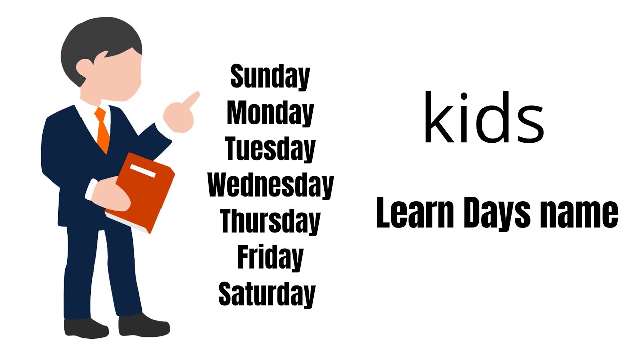 Kids learn Days name Sunday Monday - YouTube