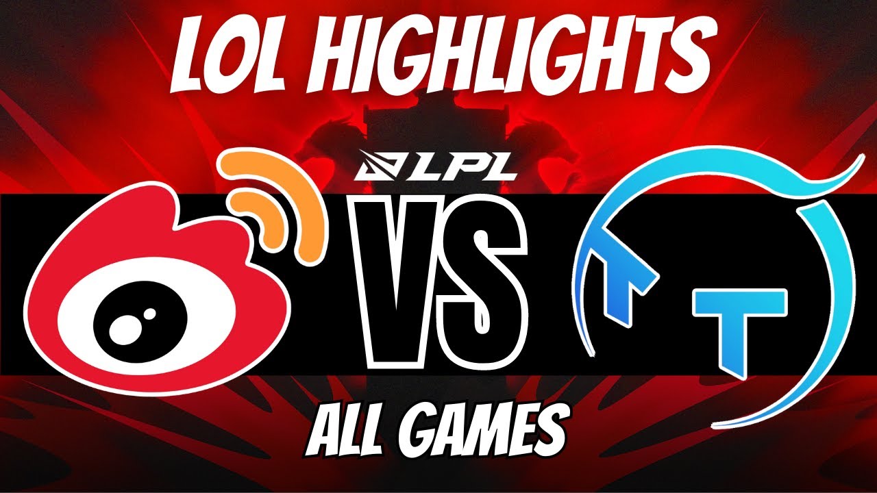 WBG vs TT - Highlights - ALL GAMES | LPL Summer 2023 - YouTube