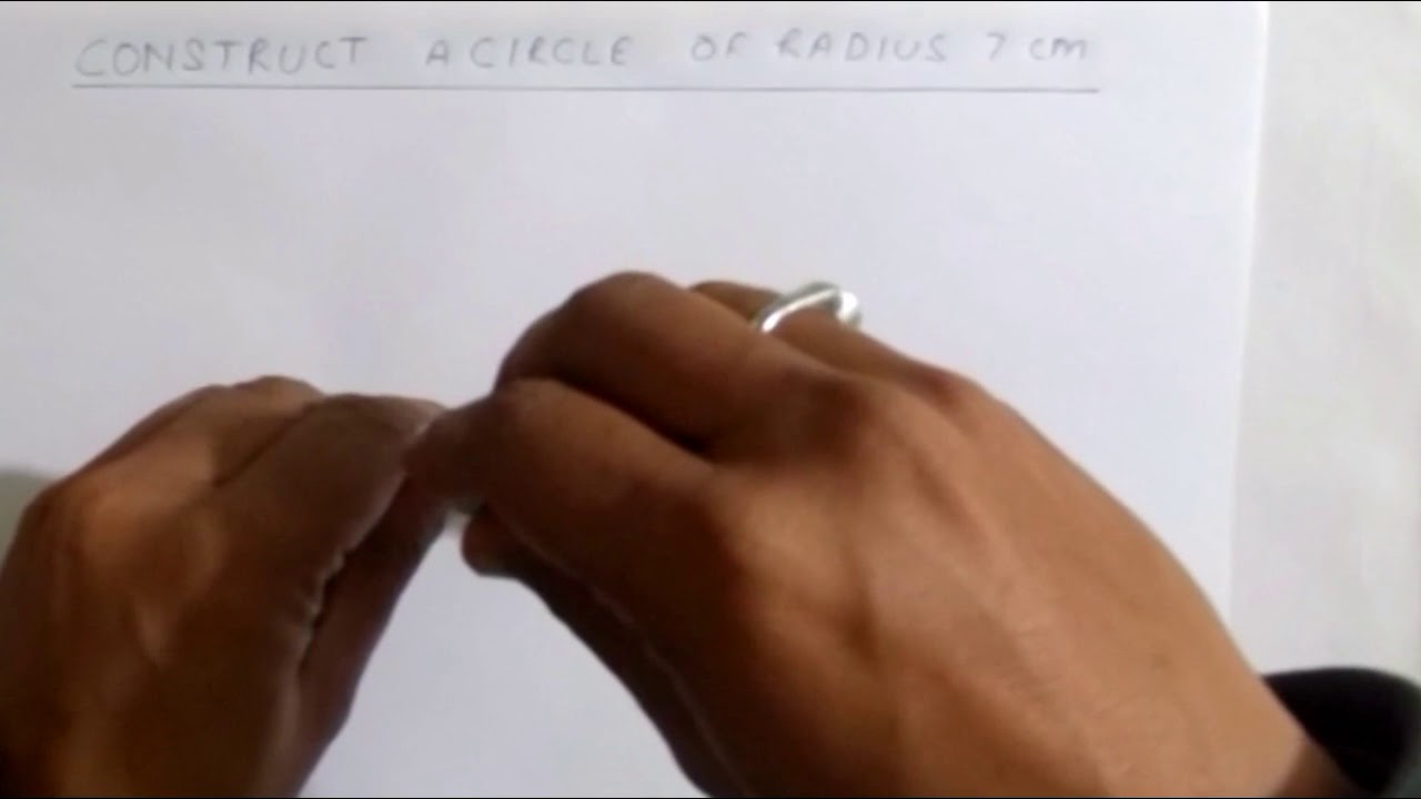 Construct A Circle Of Radius 7 Cm YouTube construct-a-circle-of-radius-7-cm-youtube