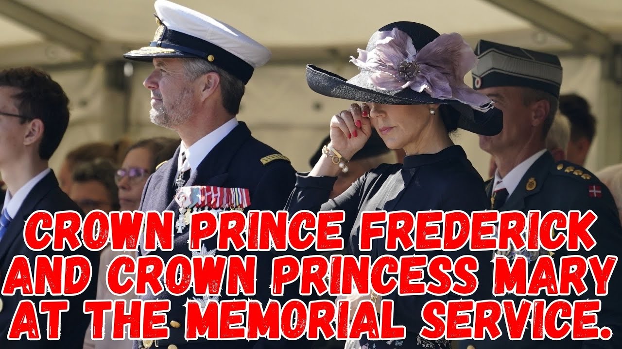 Crown Prince Frederick and Crown Princess Mary at the memorial service ...