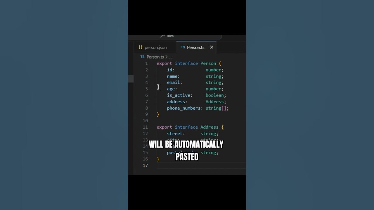Paste JSON as Code 🤯 #vscode #coding #programming - YouTube