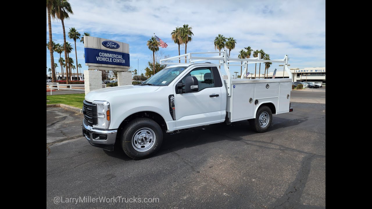 MFDB250363 F2A 2WD GAS 8'Royal Service Body wRack - YouTube