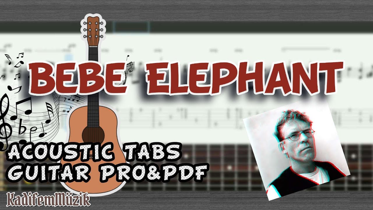 Bébé Éléphant – Easy Acoustic Guitar Tutorial + TABs (Dick Annegarn ...