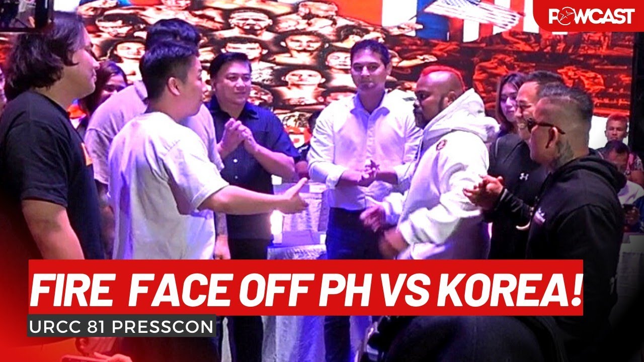 URCC 81 Face Off | Philippines vs Korea | Ayaw Makipag Kamay? - YouTube