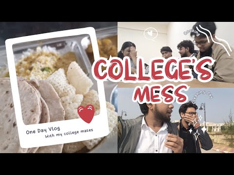 College Mess ka Khana 🥲🤧, with Friends #vlogs #collegelife - YouTube
