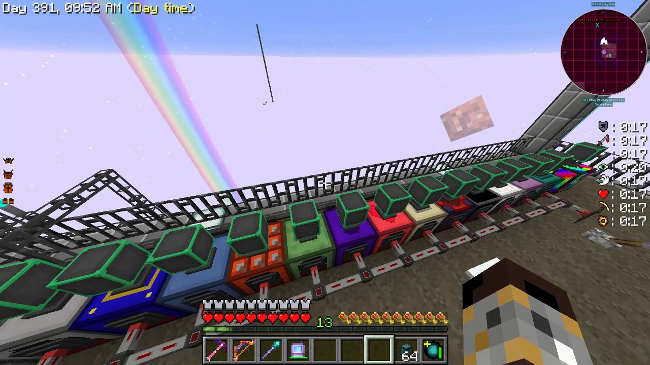 Sky Factory 3 100% Complete. Tour of the base. - YouTube