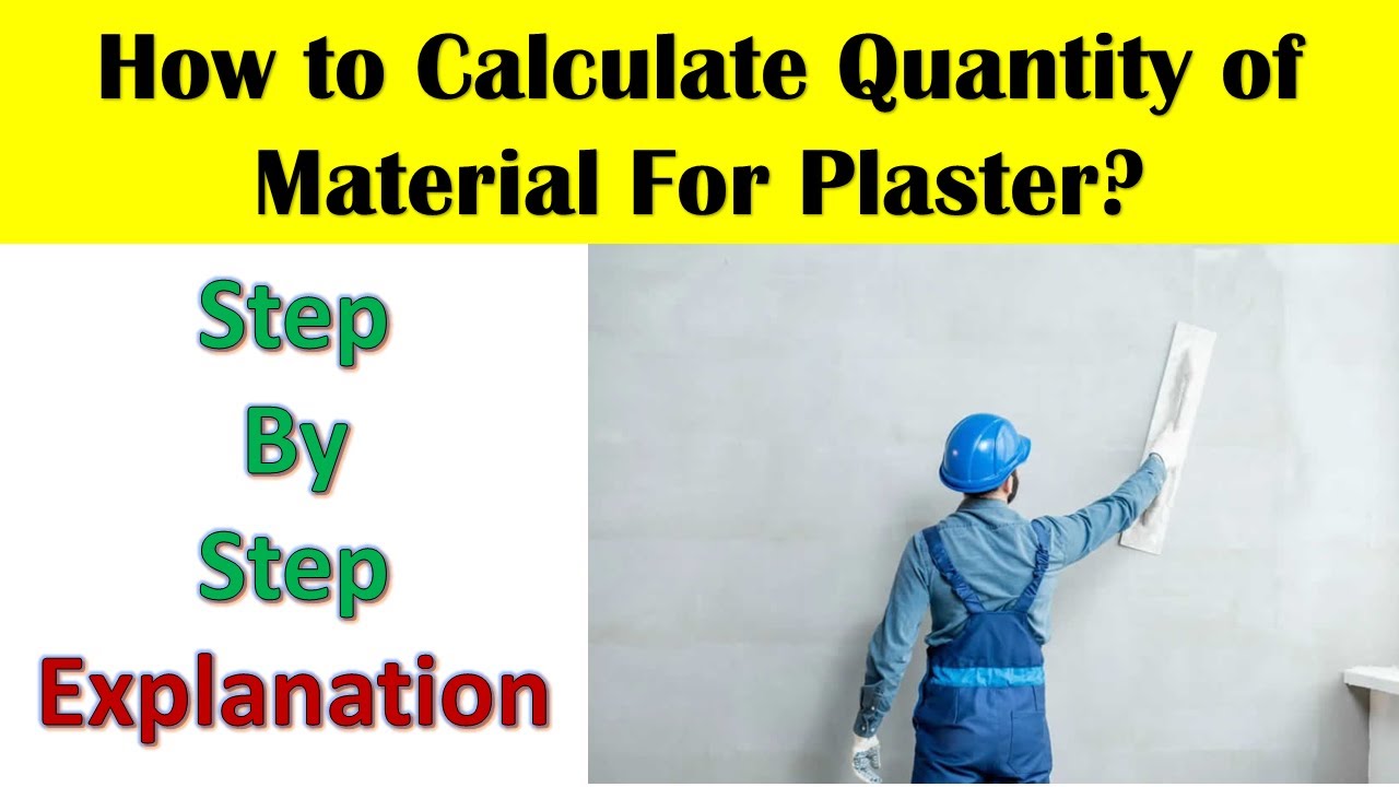 How to Calculate Quantity of Cement and Sand in Plaster - YouTube