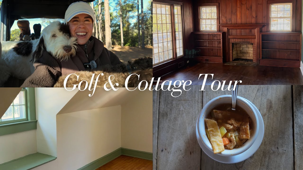 A Cold Nine & Cottage Tour in Pinehurst, Moving???🌲🔑 - YouTube