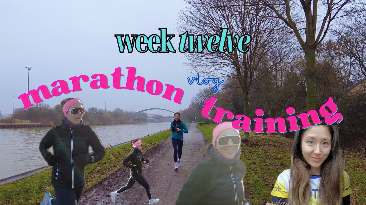 marathon training vlog: week 12 | 150 min long run, recovery run ...