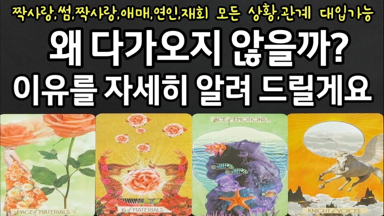 그사람은 왜 닥가오지 않을까이유를 자세히 디테일하게 파헤쳐드릴께요썸짝사랑애매연인재회 모든 상황관계 대입가능언제