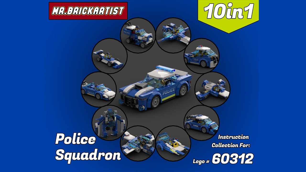 Lego MOC Multi-Collection : 60312 - Police Squadron - 10in1 - YouTube