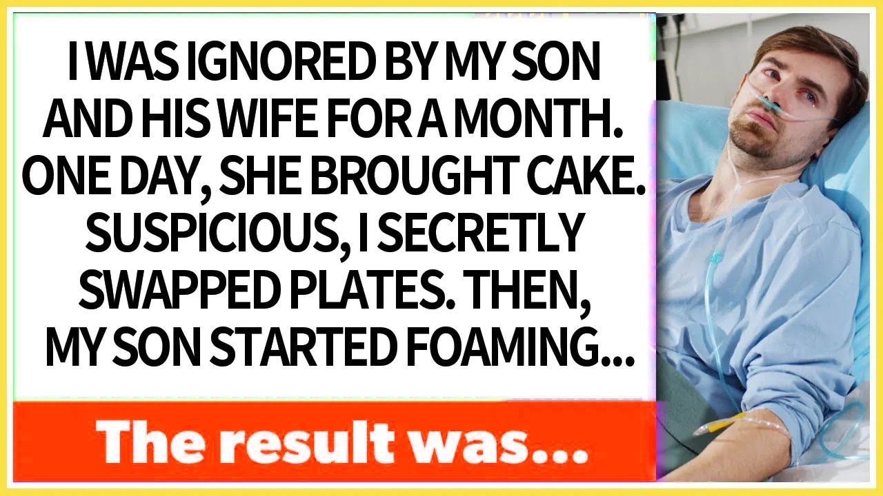 Ignored by son and wife for a month She brought cake one day Suspicious ...