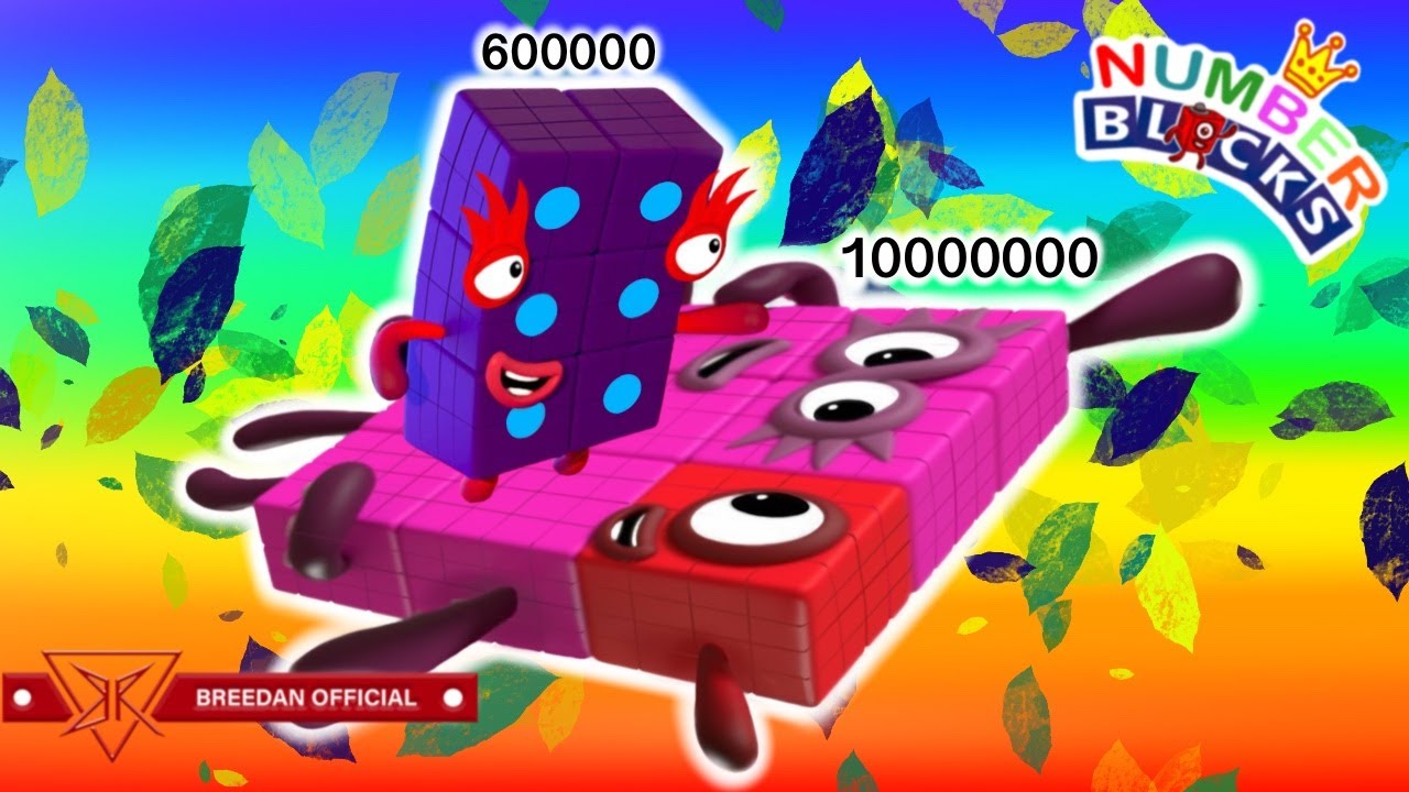 Numberblocks - Celebrate Christmas Day Numberblocks 10000000 Biggest ...