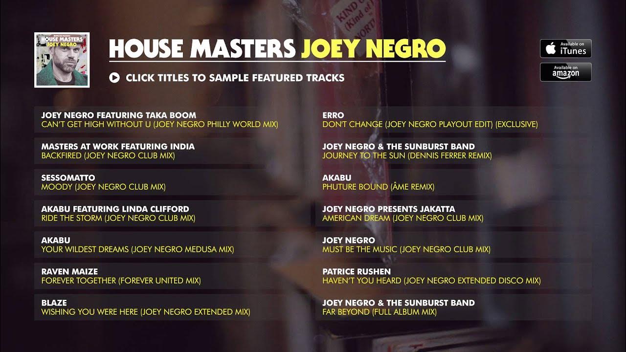 Defected presents House Masters: Joey Negro - Album Sampler - YouTube