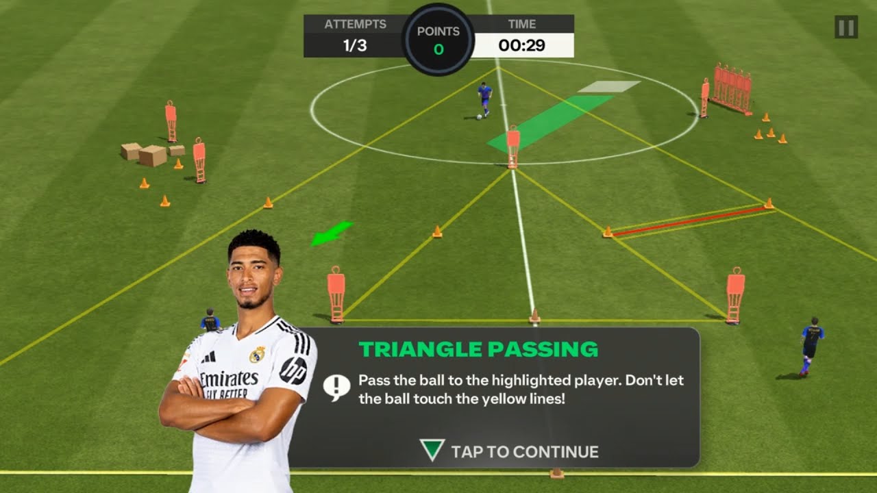 FC Mobile Skill Game - Inverted Triangle - YouTube