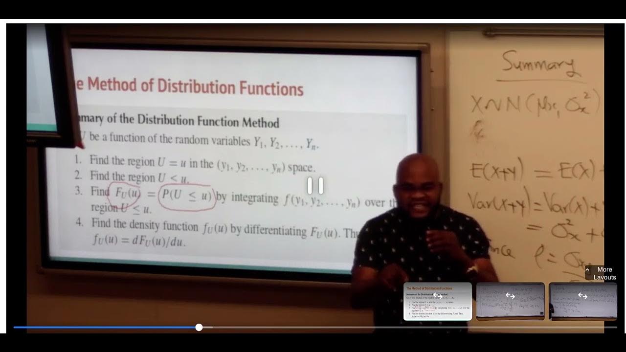 Function of Random Variables Part 2 - YouTube