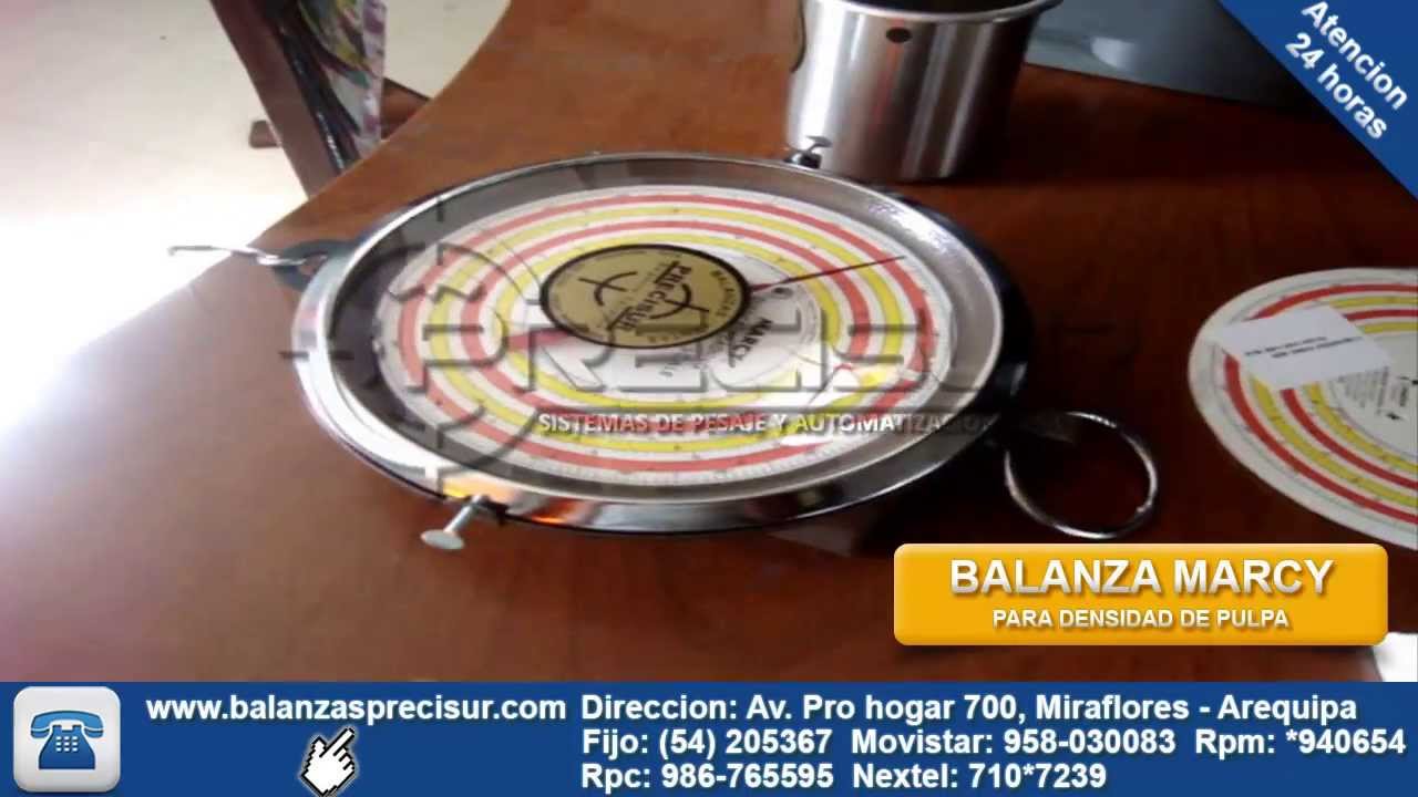 balanza Marcy - BALANZAS PRECISUR - www.balanzasprecisur.com - YouTube