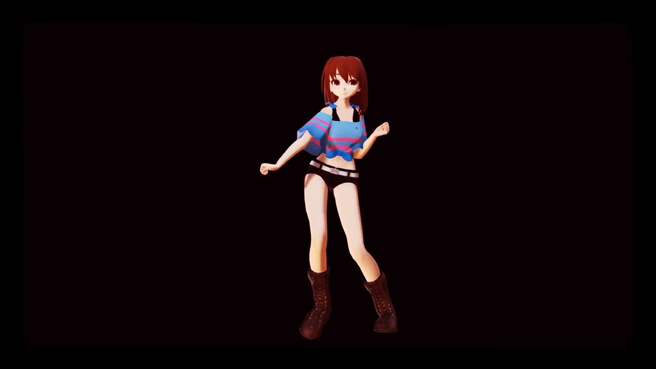 [MMD] UNDERTALE FRISK DANCE - YouTube