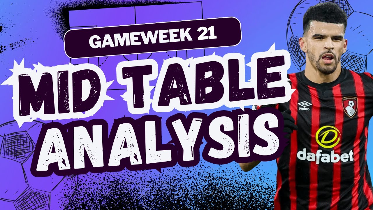 FPL GW21 MID TABLE BATTLE TEAM ANALYSIS | FANTASY PREMIER LEAGUE 2023/ ...