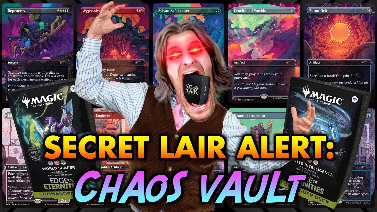 Is It Worth It To Buy Secret Lair: Chaos Vault? | Magic: The Gathering's Commander Upgrade ...