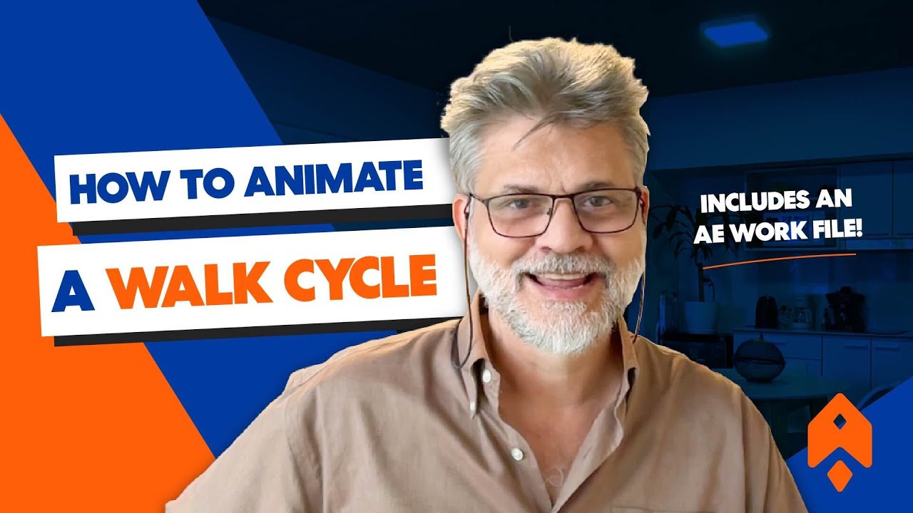 How to Animate a Walk Cycle (Includes an AE work file!) - YouTube