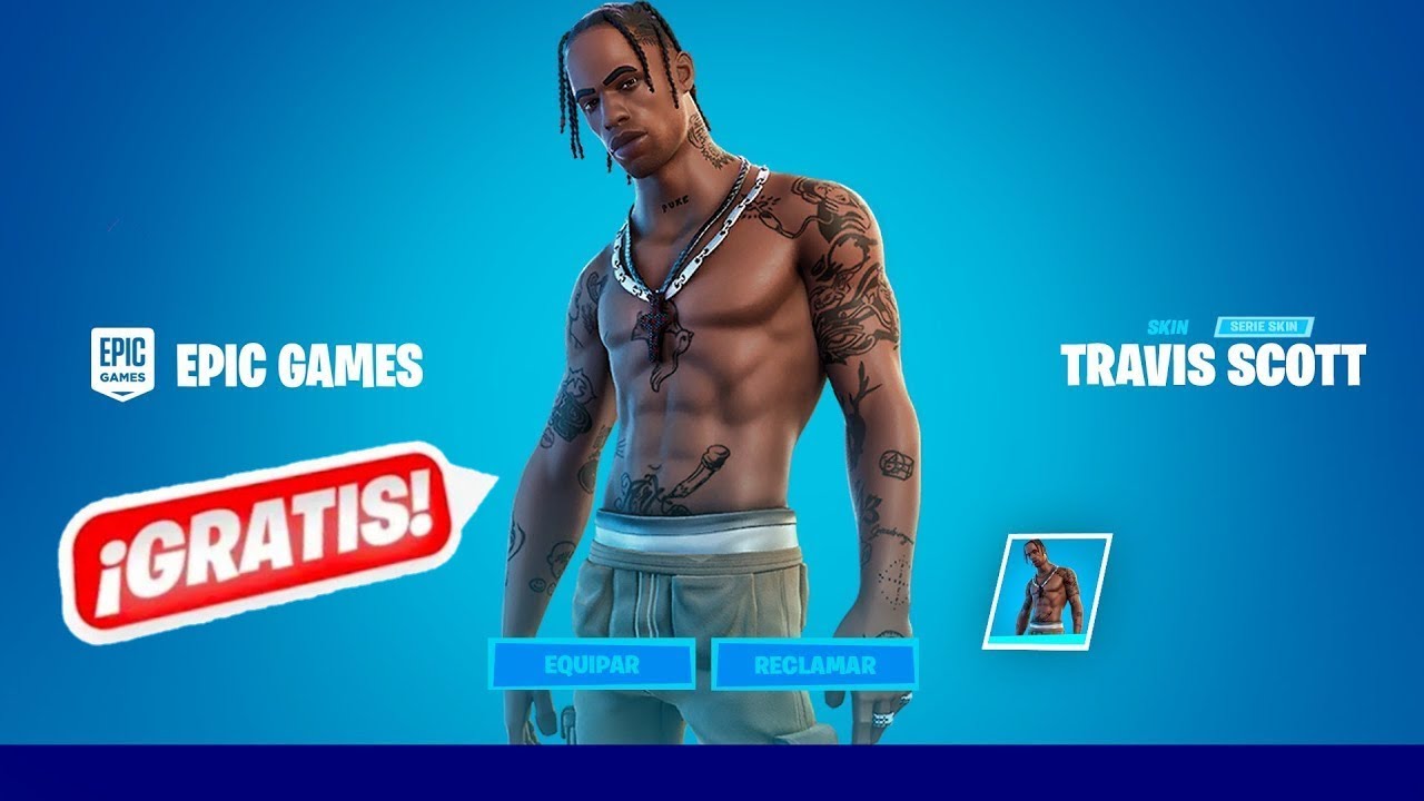 COMO CONSEGUIR LA SKIN DE TRAVIS SCOTT GRATIS -2021- (FÁCIL Y EXCLUSIVO ...