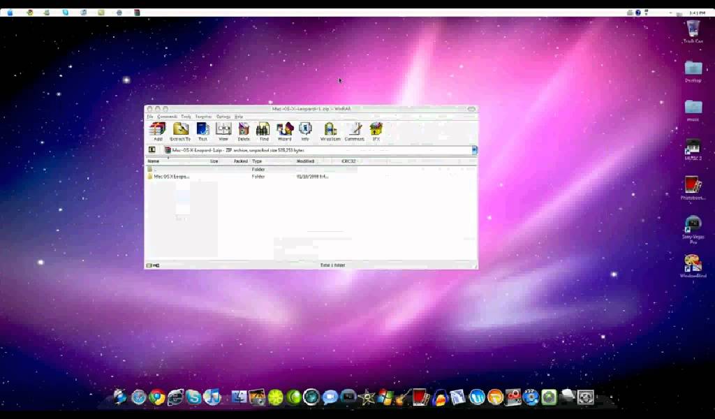How to make a Windows 7 look like a Mac OS X - YouTube