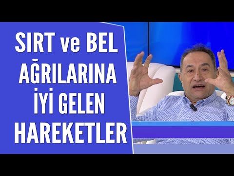Sırt ve bel ağrılarına iyi gelen hareketler...