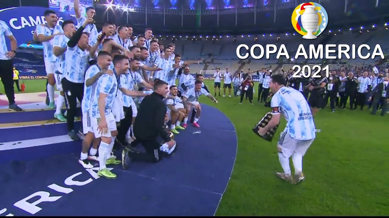 Copa America Final Celebration | Argentina vs Brazil | Argentina won ...