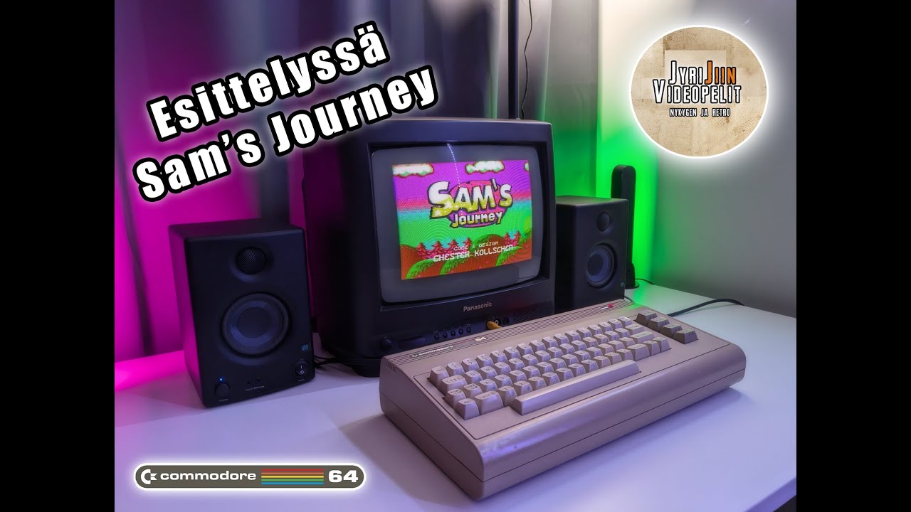 Esittelyssä Commodore C64:n Loistava Tasohyppely Sam's Journey (Knights ...