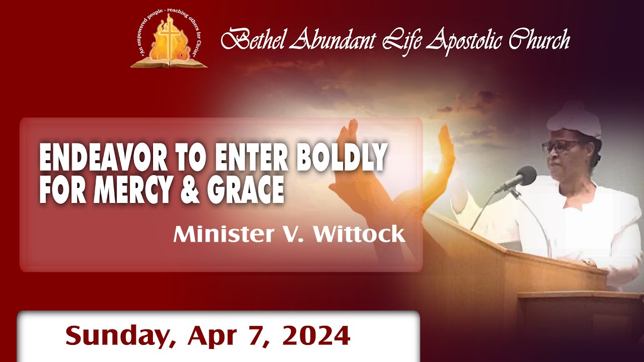 "Endeavor to Enter Boldly for Mercy and Grace" -- Viviene Wittock - YouTube