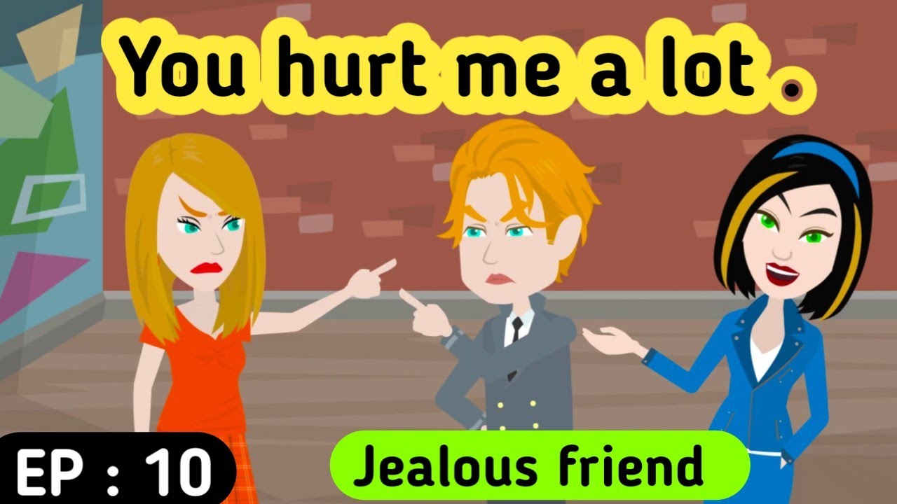 Jealous friend part 10 | English story | Animated story | English ...