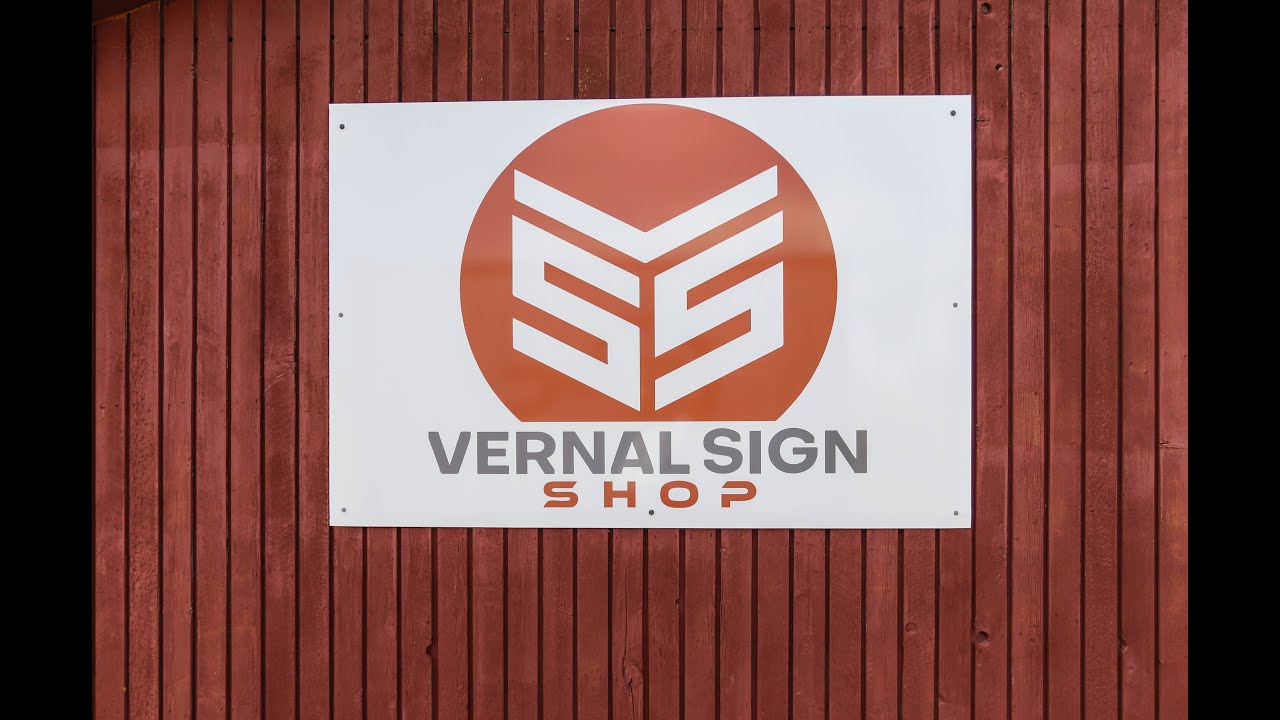 Vernal Sign Shop - YouTube