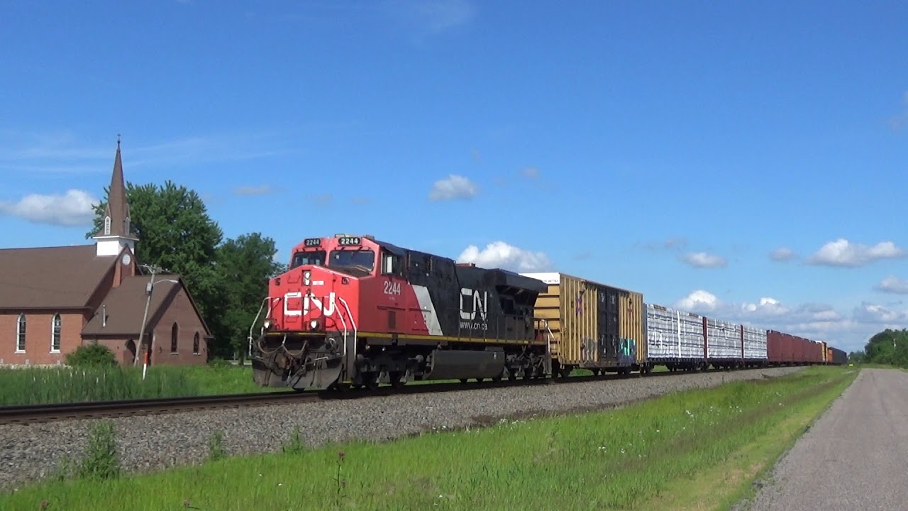 CN 2244 Blenker, WI 7-5-19 - YouTube