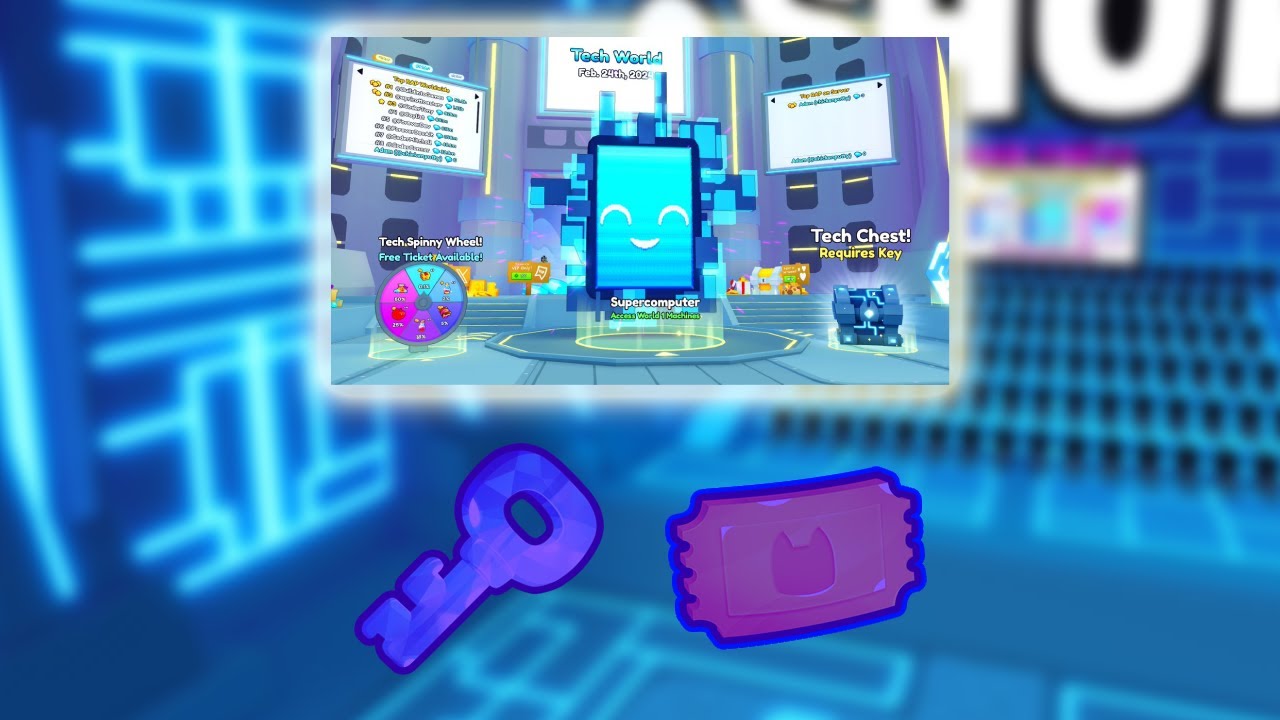 The NEW Tech World Spawn For Pet Simulator 99! - YouTube